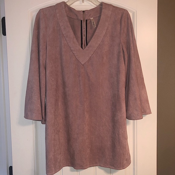 Yahada | Tops | Yahada Suede Blouse | Poshmark